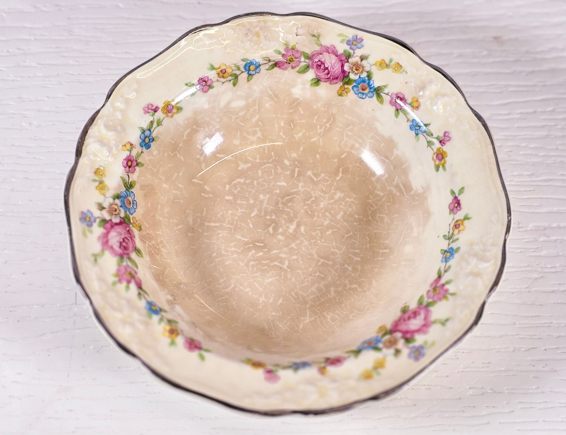 Vintage Taylor Smith & Taylor Floral Bowl – Grannycore Decor – The ...